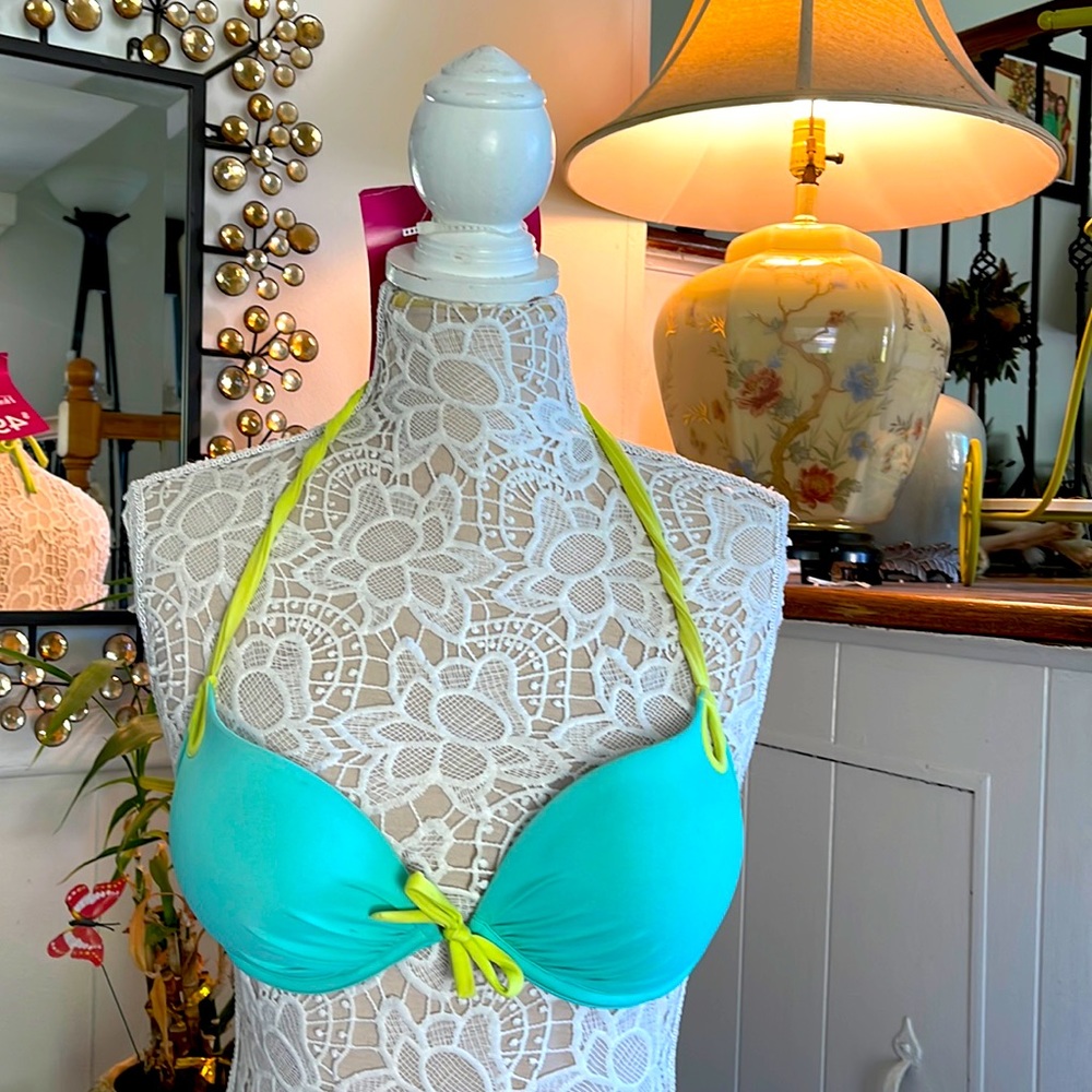 Victoria Secret Mint Green Bikini Bra Too - Gem